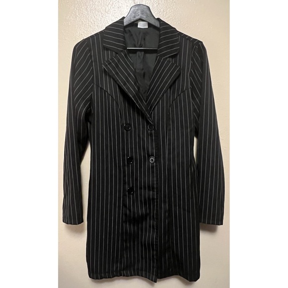 Spirit | Jackets & Coats | Spirit Halloween Gangster Black Pinstriped ...